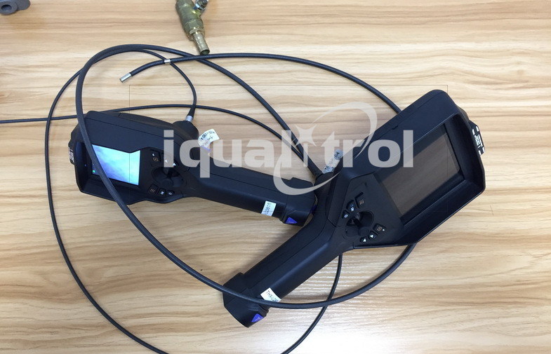 6mm Camera Side View Borescope With 3.5" HD Monitor For Inspection ...