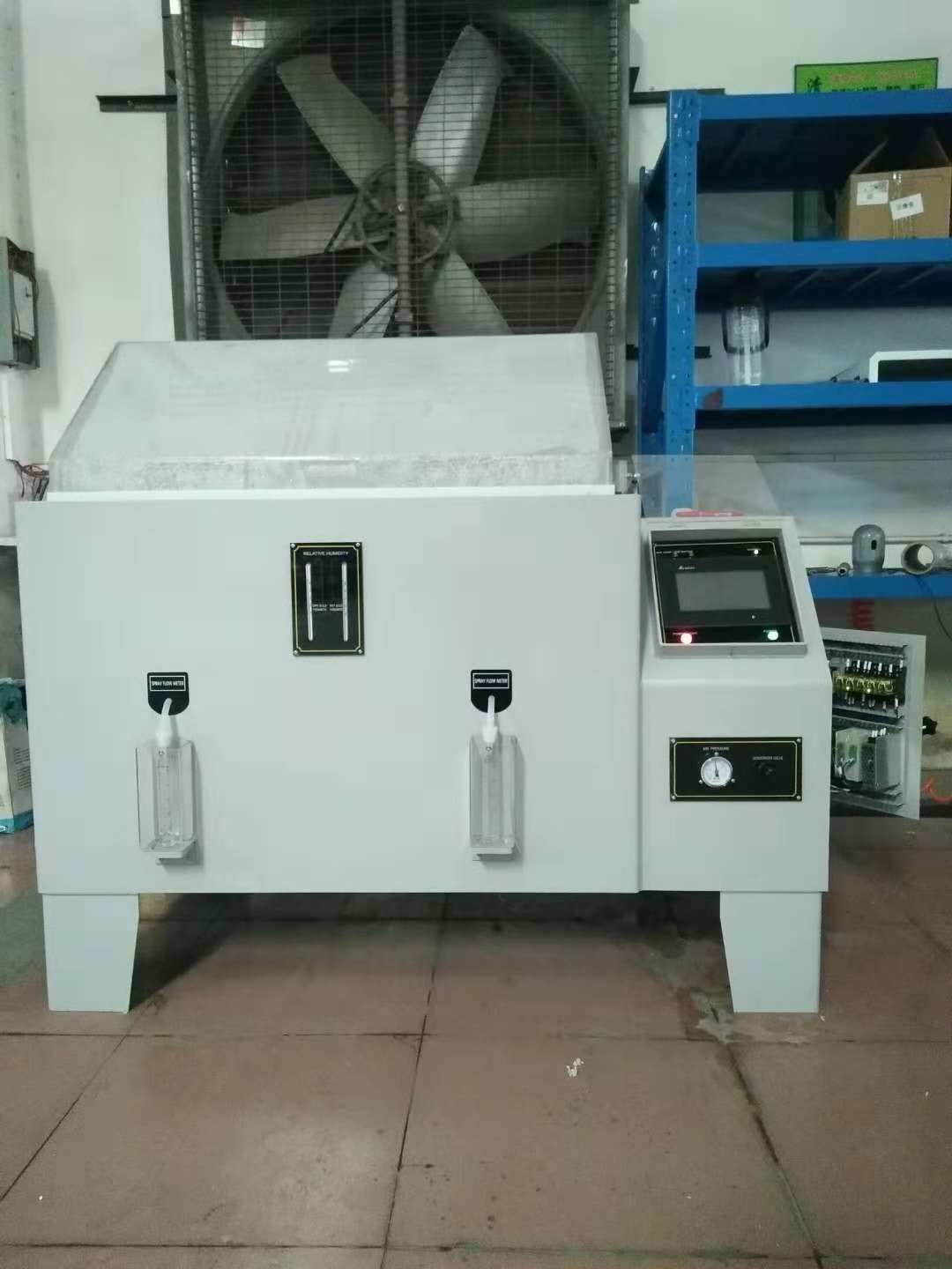 270 Liters Salt Spray Test Machine , Salt Spraying Chamber With Touch ...
